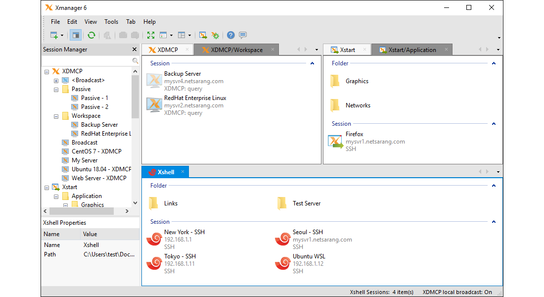 XMANAGER – NetSarang Website